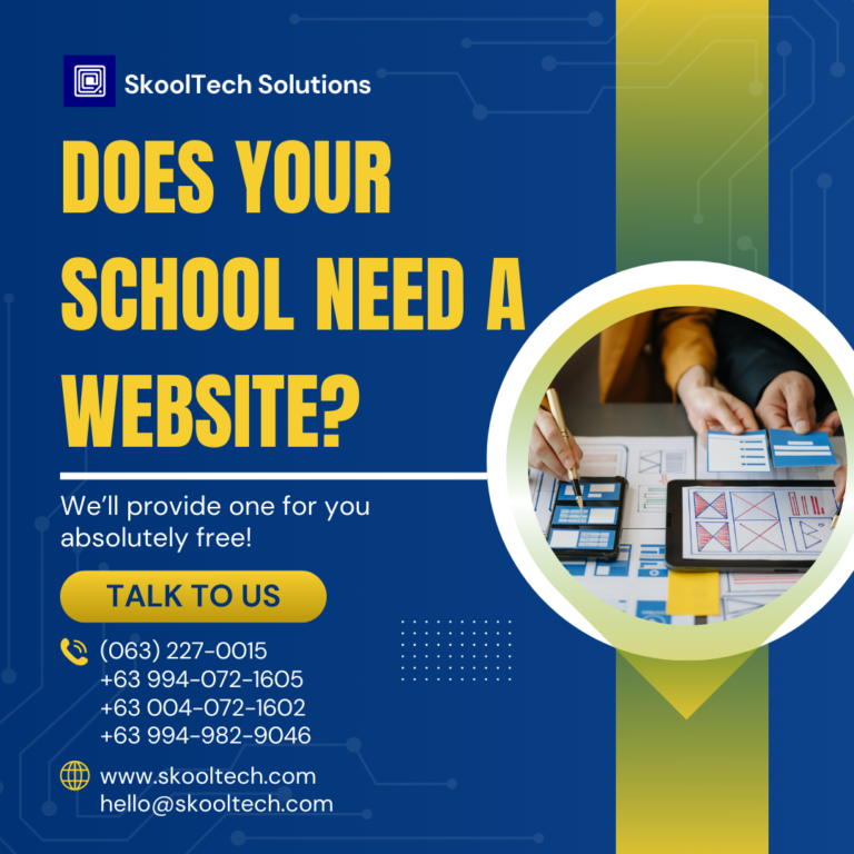 Does Your School Need a Website? Skooltech Solutions Offers a Free ...